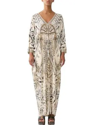 Camilla V Neck Batwing Kaftan - Lady Lionheart