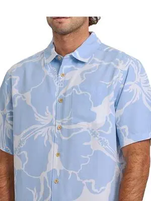 QUIKSILVER WATERMAN Bay Breeze Wm Ss Short Sleeve Shirt - Skyway