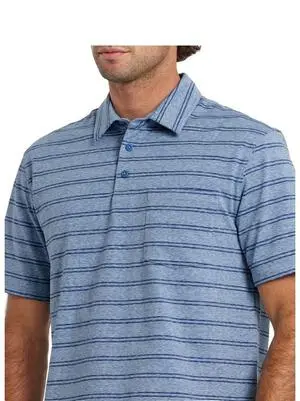 QUIKSILVER WATERMAN Shank Upf 50 Polo Short Sleeve Shirt - Riviera