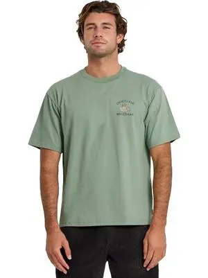 QUIKSILVER WATERMAN Mai Tai Time Qmt0 Short Sleeve Shirt - Lily Pad