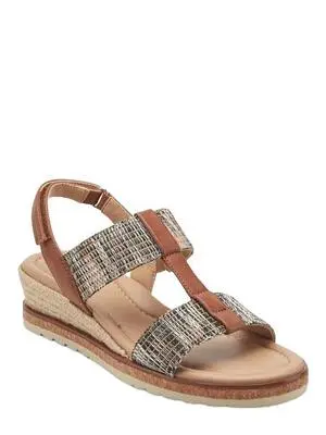Easy Spirit Selene Wedge Sandal Medium Brown
