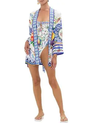 CAMILLA Camilla Short Batwing Layer With Crystal Embellishments