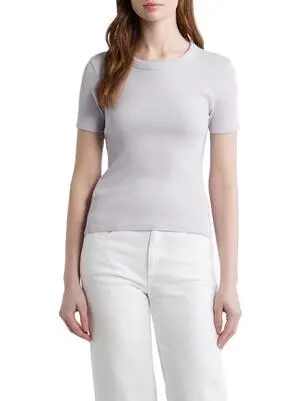 Rag & Bone Essential Ribbed T-shirt - Lavender Mist