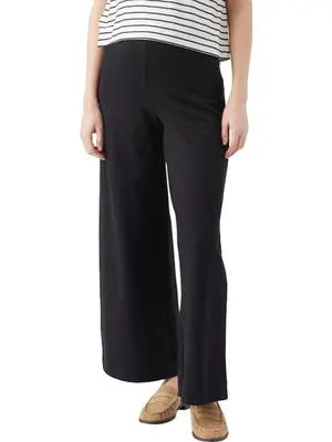 RIPE MATERNITY Isha Wide Leg Pant - Black
