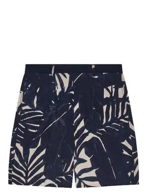 Emporio Armani All-over Patterned Bermuda Shorts - Natural