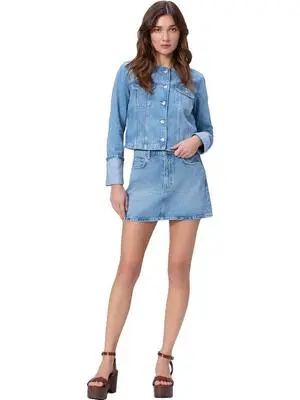 Paige Bobbie Mini Skirt - Denim