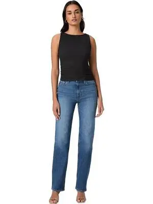 Paige Stevie 31" Straight Jean - Denim