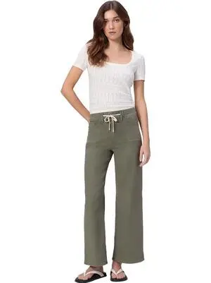 Paige Ari Wide Leg Pant - Green