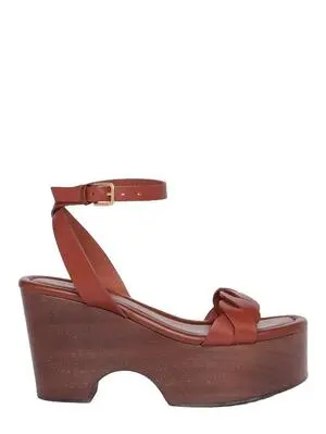 Paige Romy Platform Sandals - Gold