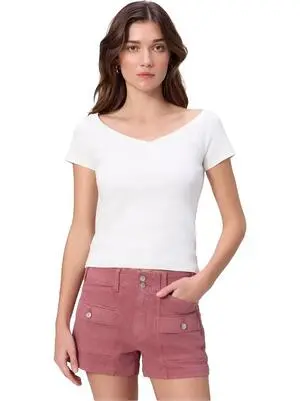 Paige Leita Top - White