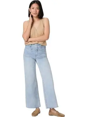 Paige Anessa Petite 29" Wide Leg Jean - Denim