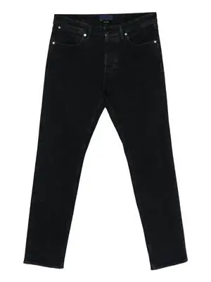 Stone Island Denim Cotton Jeans - Black