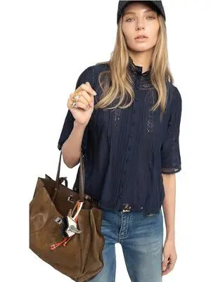 Zadig&Voltaire Tanos Tomboy Top - Natural