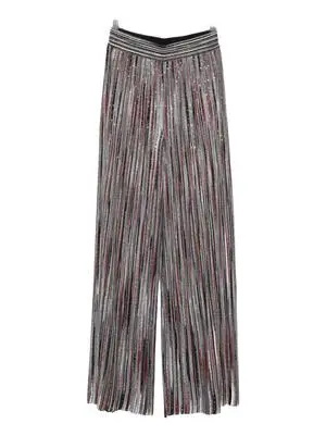 Missoni Striped Wide-leg Trousers - Brown