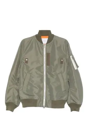 Sacai Nylon Bomber Jacket - Green