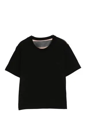 Sacai Striped Cotton T-shirt - Green