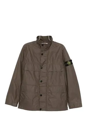 Stone Island Cotton Blend Jacket - Brown
