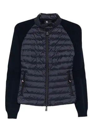 Moncler Padded Cardigan - Blue