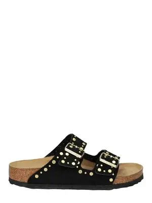 BIRKENSTOCK Arizona Studded Slipper - Black