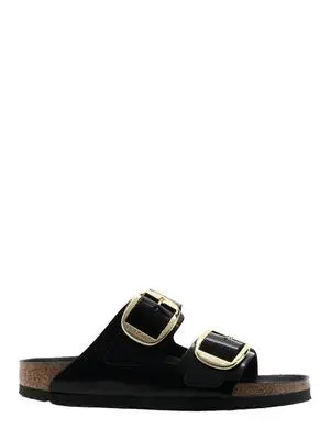 BIRKENSTOCK Arizona Flat Sandals - Black