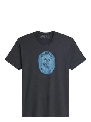 ASHWORTH GOLF Golfman Badge Tee - Charcoal