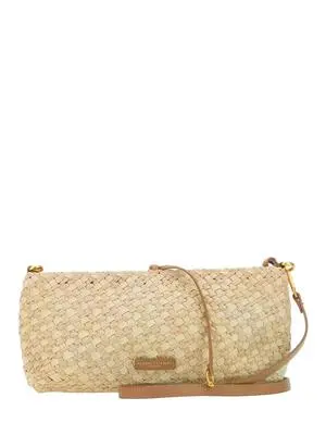 GIANNI CHIARINI Mercy Woven Shoulder Bag - Neutrals