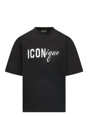 Dsquared2 Iconique Loose Fit T-shirt - Black