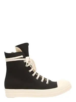 Rick Owens Scarpe Denim - Black