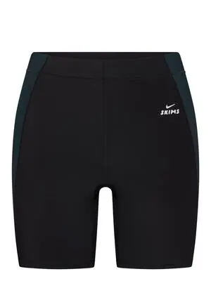 NIKESKIMS Shine High-waisted 5" Biker Shorts - Black