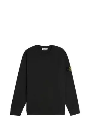Stone Island Garment Dyed Sweatshirt - Black