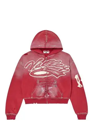 VALE FOREVER Religion Zip Up Burn - Red
