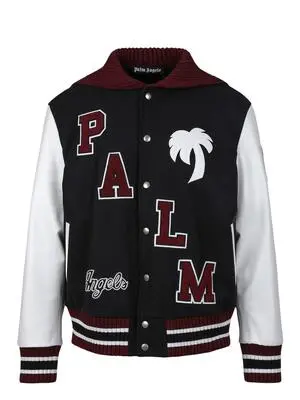 Palm Angels Varsity Jacket - Blue