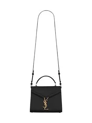 Saint Laurent Cassandra Mini Top Handle - Black