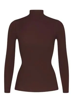 NIKESKIMS Weightless Layers Mock-neck Top - Brown