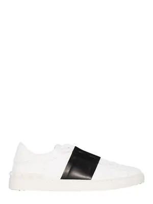 Valentino Garavani Open Leather Sneakers - White