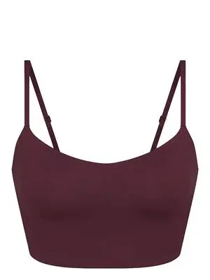 NIKESKIMS Matte Cami Bra Top - Red