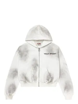 VALE FOREVER Staple Zip Up - White