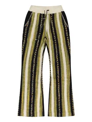 Amiri Braided Bandana Stripe Sweatpants - Yellow