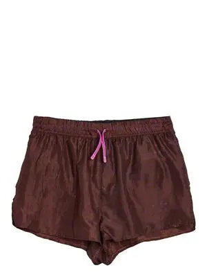 ALEX ZONO Booty Shorts - Brown