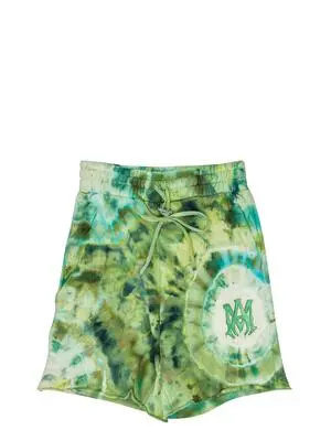 Amiri Tiedye Ma Sweatshort - Green