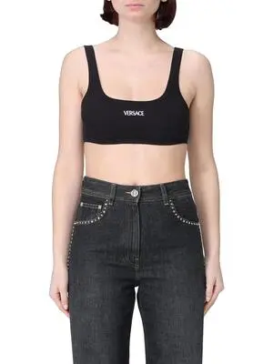 Versace Cropped Top - Black