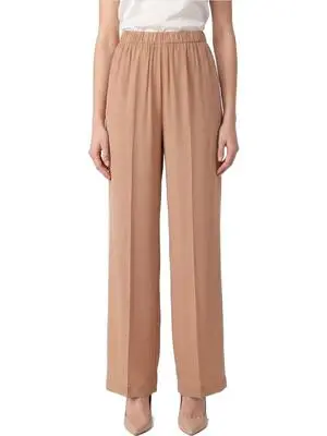 SEMICOUTURE Tailored Wide-leg Trousers - Pink