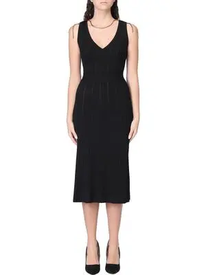 Elisabetta Franchi Sleeveless Dress - Black