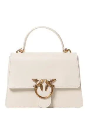 Pinko Leather Handbag - White