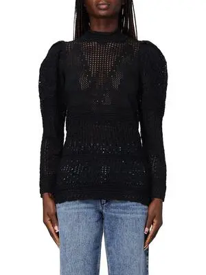Isabel Marant Étoile Crochet Knit Top - Black