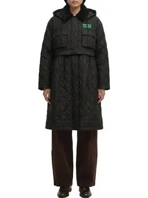BARBOUR X GANNI Quilted Polyester Jacket - Black
