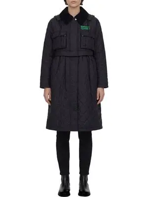 BARBOUR X GANNI Quilted Polyester Jacket - Black