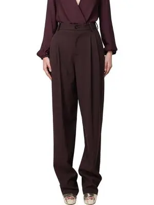 Elisabetta Franchi Tailored Wide Leg Trousers - Brown