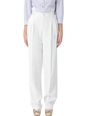 Elisabetta Franchi Flat Front Trousers - Ivory