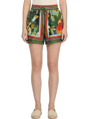 Farm Rio Printed Shorts - Sand